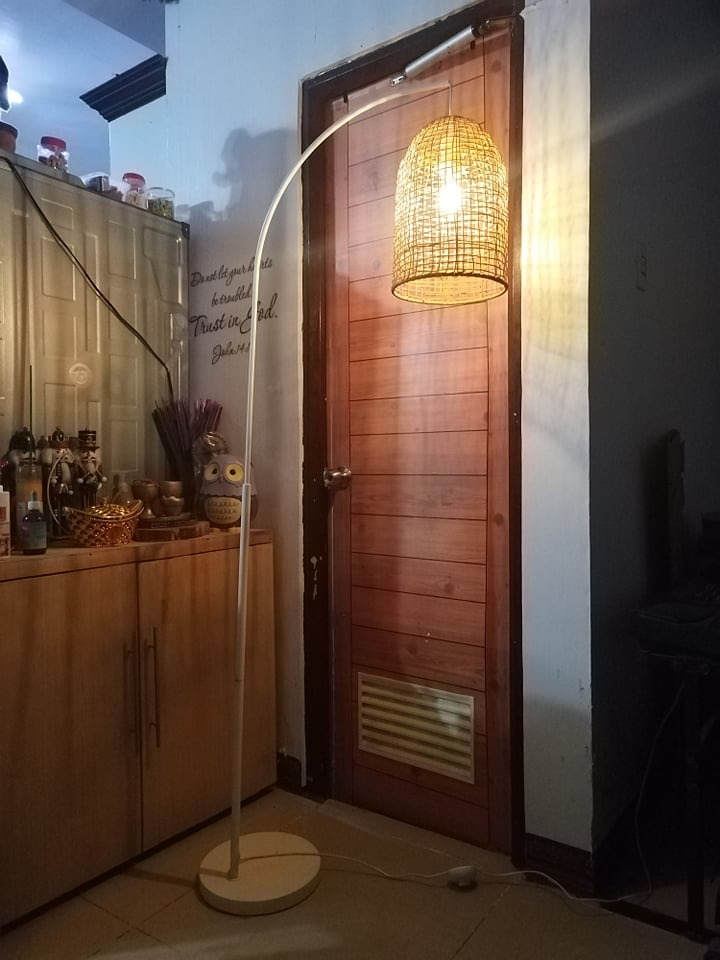 Anko Rattan Shade Floor Lamp, Furniture & Home Living, Furniture, Other ...