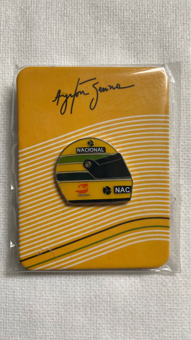Aryton senna pin, Hobbies & Toys, Memorabilia & Collectibles, Fan ...