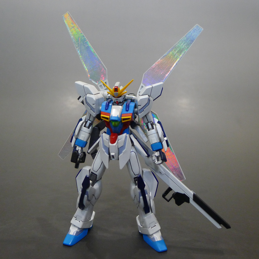 Assembled Bandai 1/144 Gundam build fighters Gundam X Moah custom ...