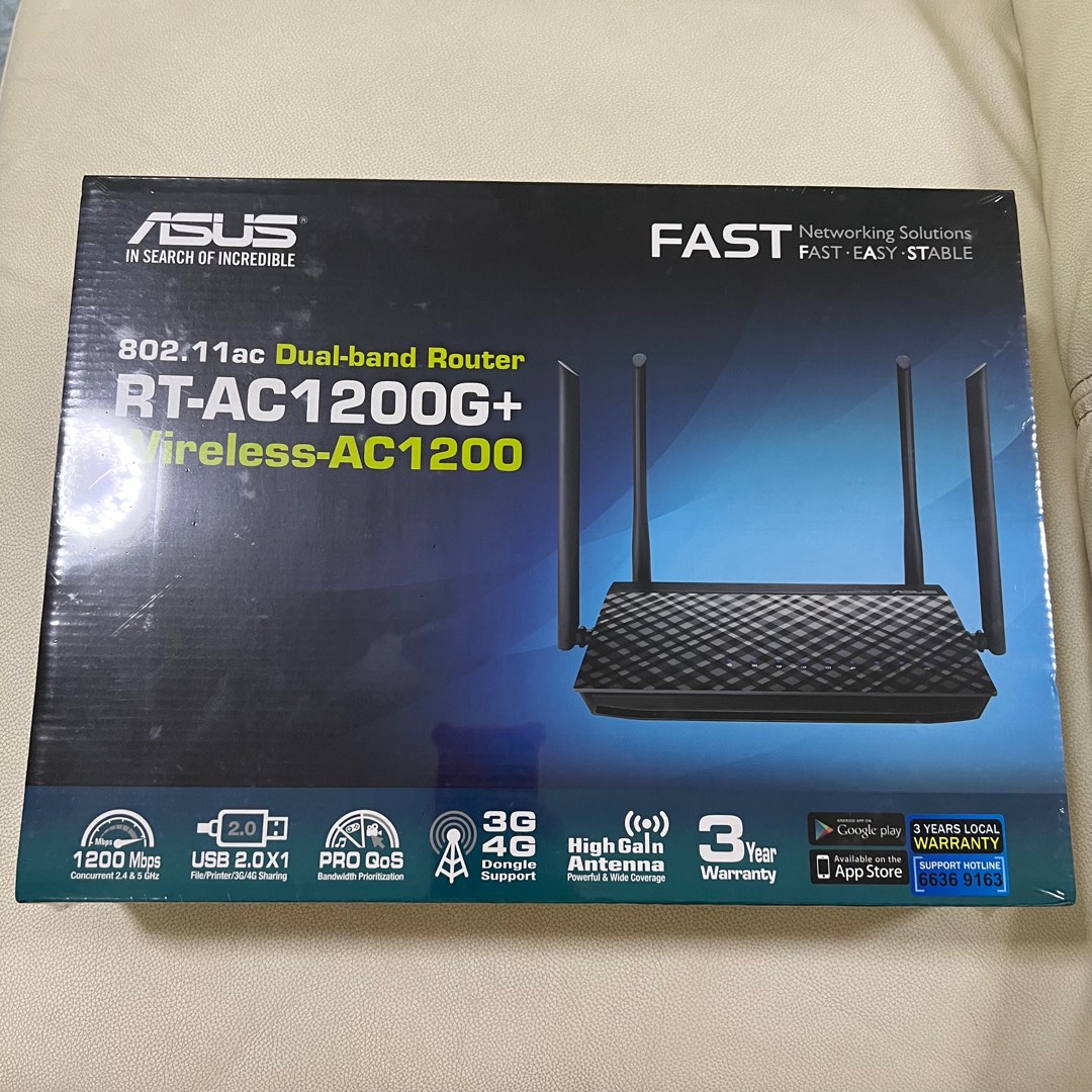 Asus Rt Ac1200g Router Fast Wireless Internet Dual Band Router Supports 5g Computers And Tech