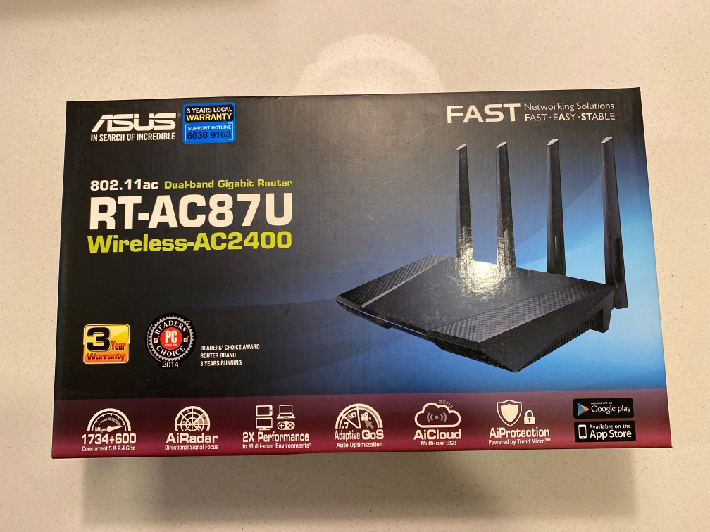 Asus RT-AC87U, Computers & Tech, Parts & Accessories, Networking on ...