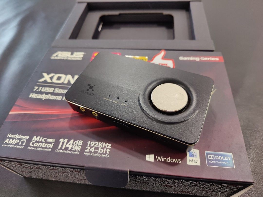 Asus Xonar U7 7.1 USB sound card, Computers & Tech, Parts & Accessories ...