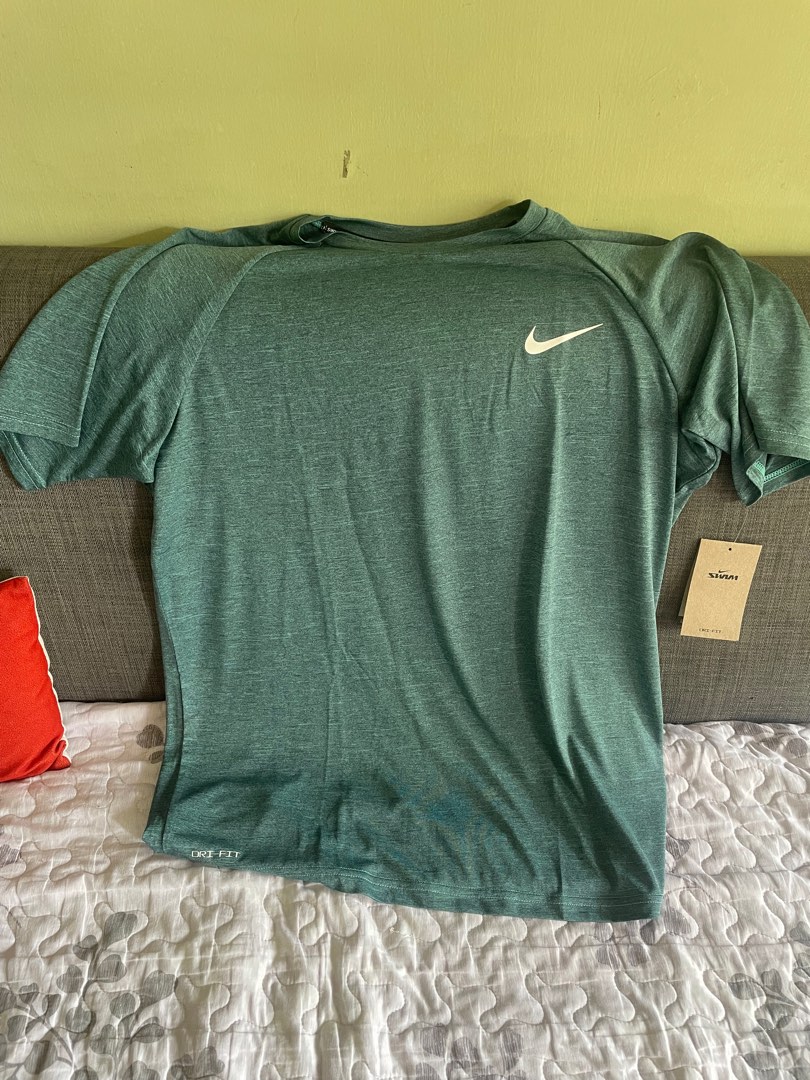 Authentic Nike Swim Drifit Rashguard, Men's Fashion, Tops & Sets, Swim ...