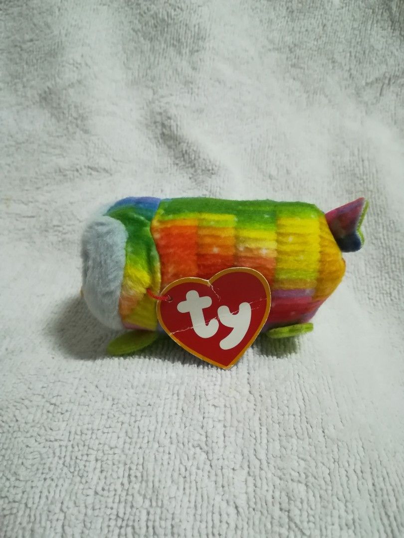 Authentic TY Teeny Glitter Eyes Collection - Light Blue Face Mimi the ...