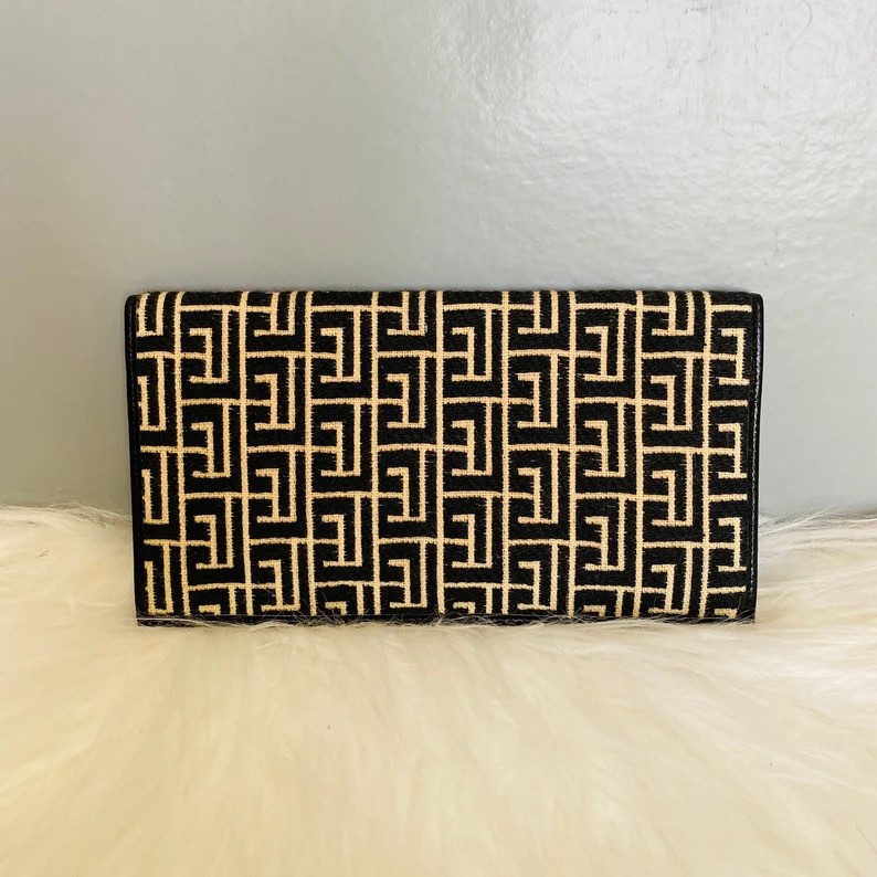 Balmain Mono Bifold Slim Wallet, Luxury, Bags & Wallets on Carousell