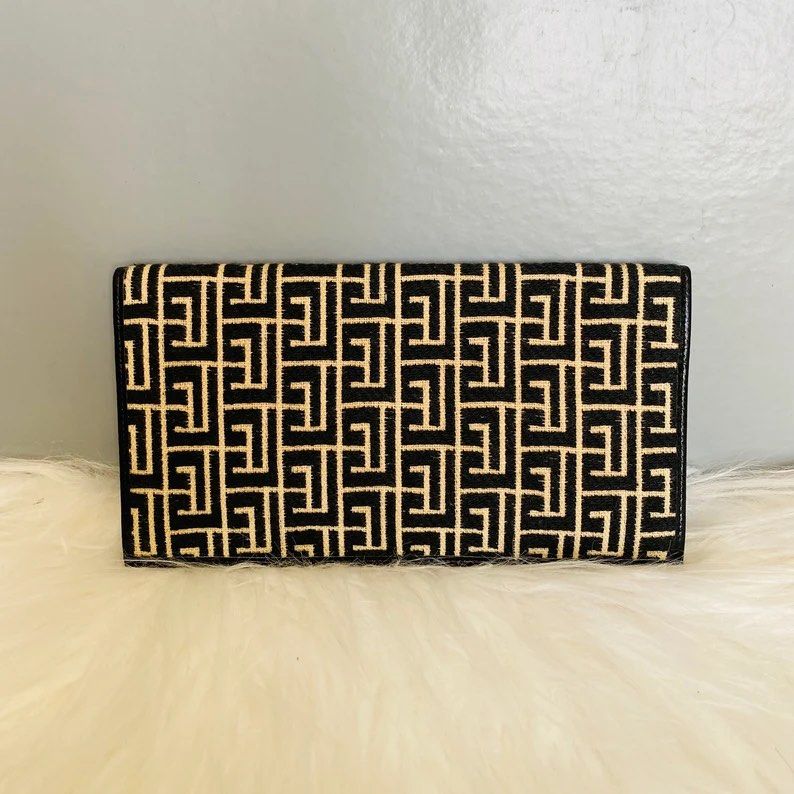 Balmain Mono Bifold Slim Wallet, Luxury, Bags & Wallets on Carousell