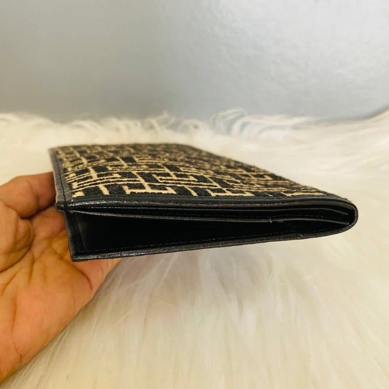 Balmain Mono Bifold Slim Wallet, Luxury, Bags & Wallets on Carousell