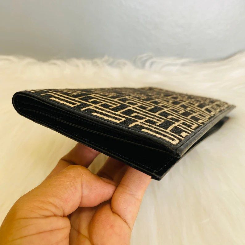 Balmain Mono Bifold Slim Wallet, Luxury, Bags & Wallets on Carousell