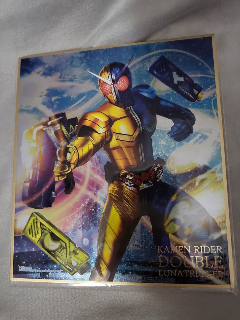 Bandai Kamen Rider 幪面超人色紙 ART Selection Masked Rider W Double Luna ...