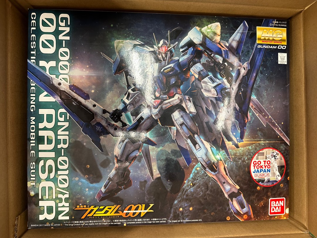 全新Bandai MG OO XN RAISER OOR gundam 00R高達, 興趣及遊戲, 玩具 & 遊戲類 - Carousell