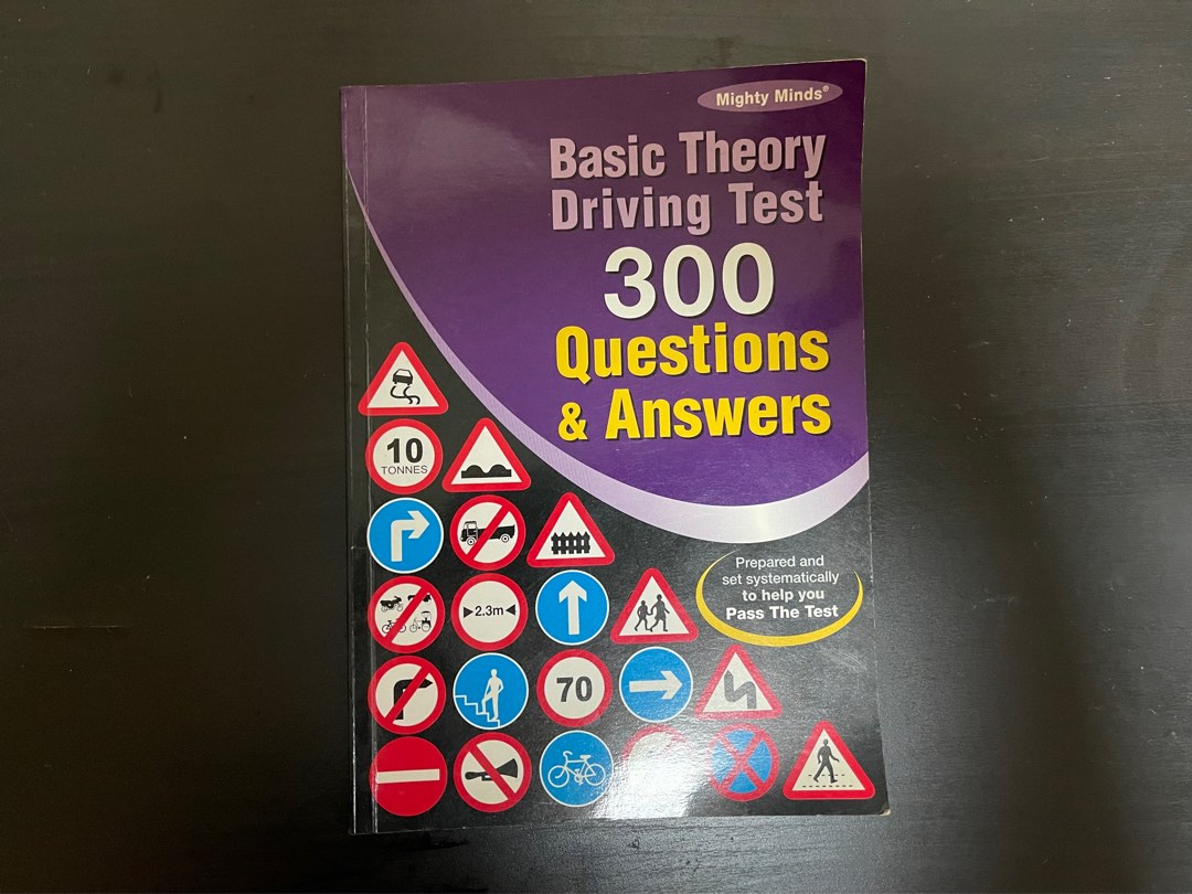 Basic Theory Driving Test 300 Q&A, Hobbies & Toys, Books & Magazines ...