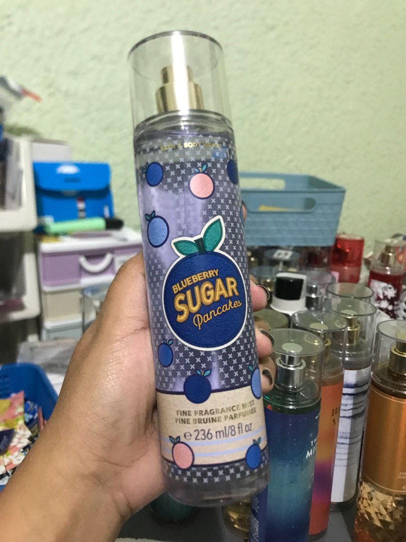 Bath & Body Works Blueberry Sugar Pancakes Fine Fragrance Mist 236mL, Beauty & Personal Care ...