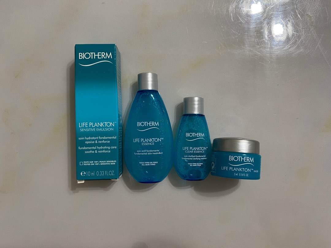 Biotherm Life Plankton Travel Sized Set, Beauty & Personal Care, Face ...