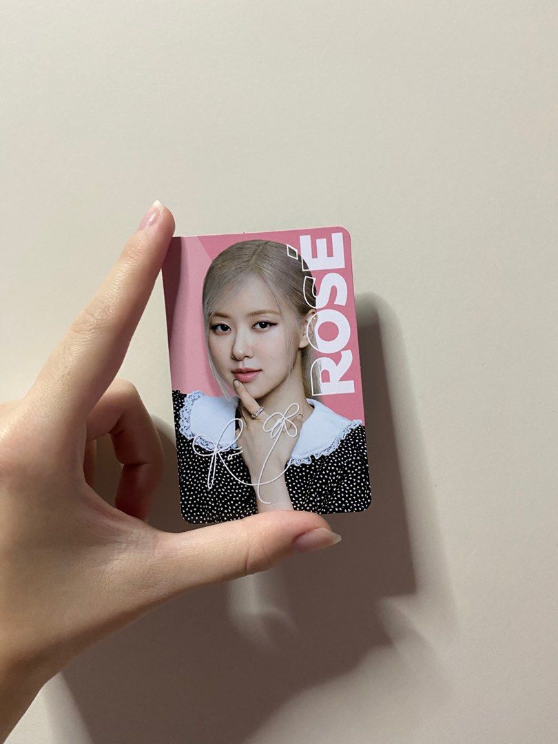 Blackpink Oreo Rose Photo Card for Trade, Hobbies & Toys, Memorabilia ...