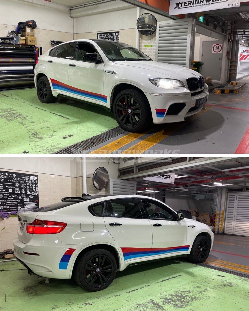 BMW X6 M performance strip / M performance strip, BMW Side strip ,BMW ...