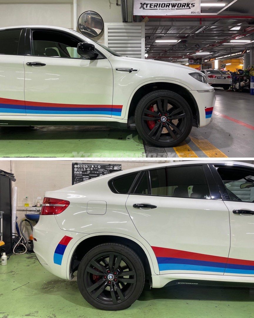 BMW X6 M performance strip / M performance strip, BMW Side strip ,BMW ...