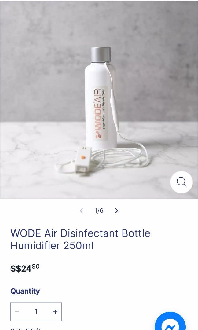 BN WODE Air Disinfectant Bottle Humidifier 250ml, Beauty & Personal Care, Sanitisers ...
