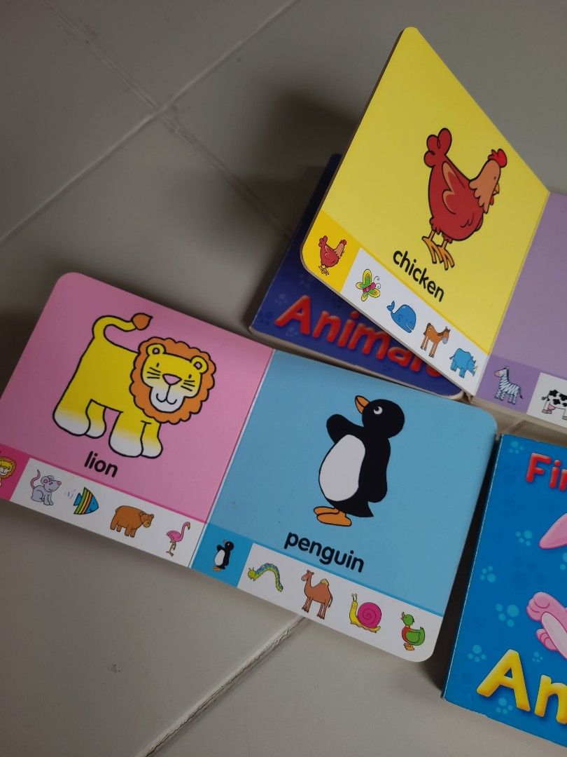 Board book - animal first words, Hobbies & Toys, Books & Magazines ...