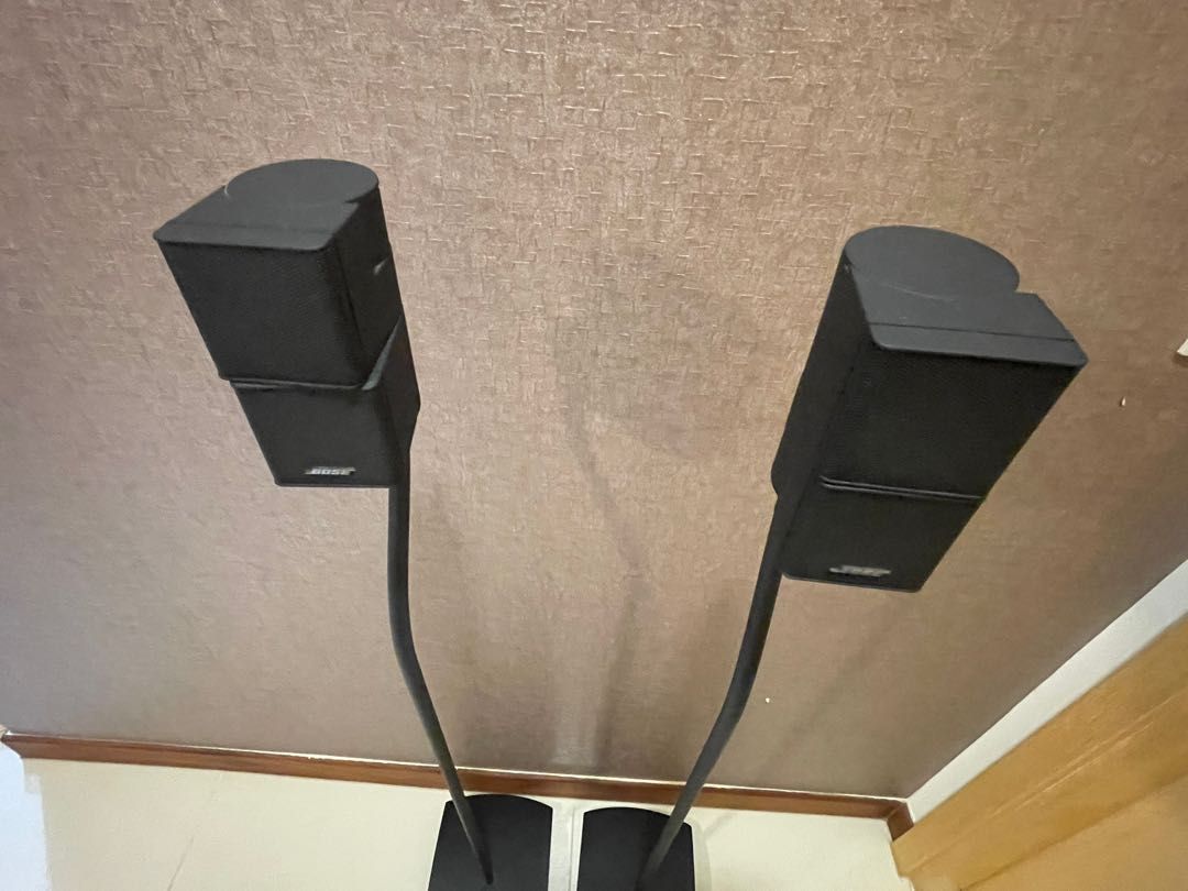 Bose Jewel cubes with stands, Audio, Soundbars, Speakers & Amplifiers on Carousell