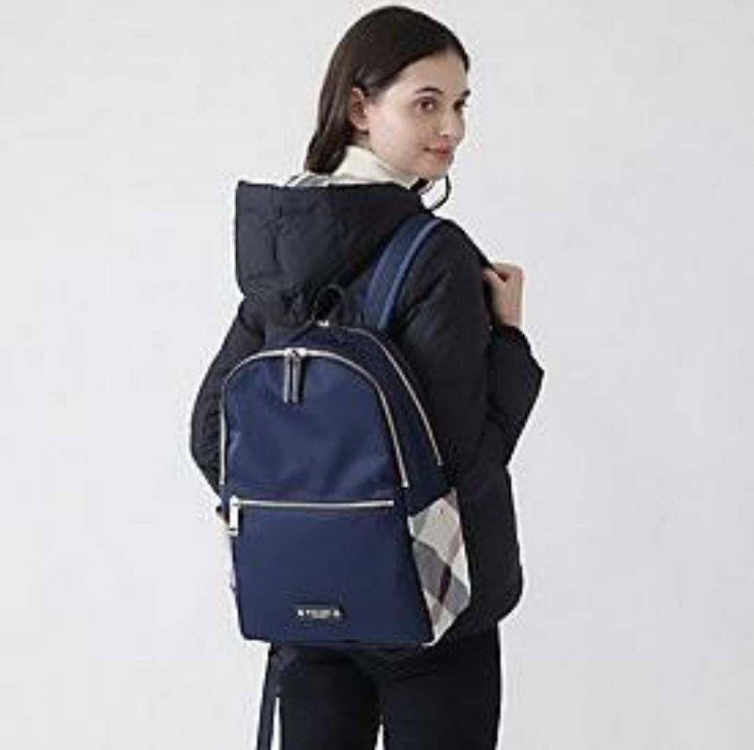 Brand new Authentic Blue Label Crestbridge Backpack Haversack (Blue ...
