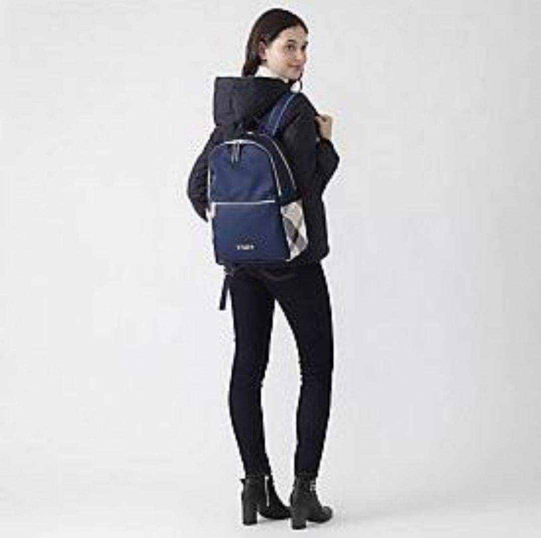 Brand new Authentic Blue Label Crestbridge Backpack Haversack (Blue ...