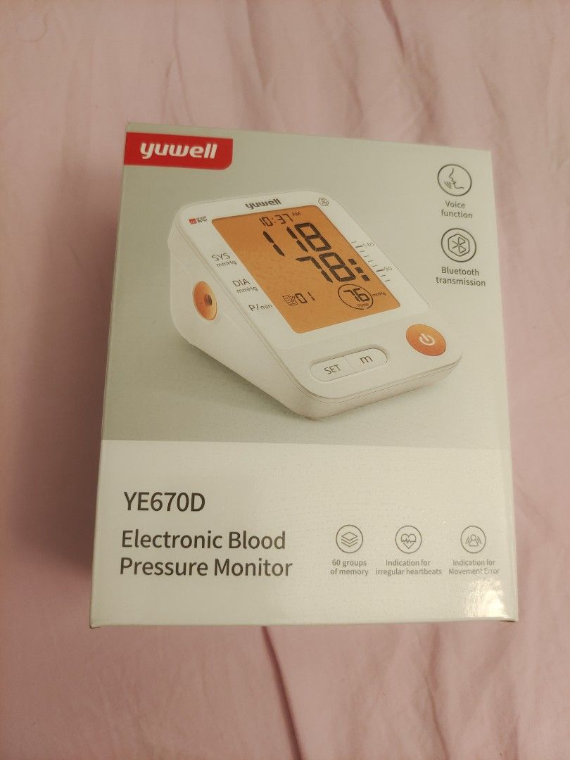 Brand new yuwell electronic blood pressure monitor, Health & Nutrition ...