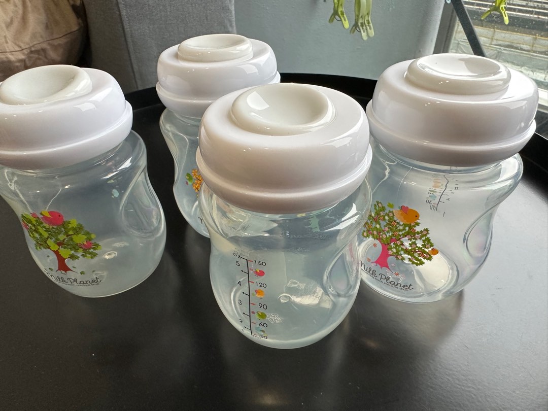 Breastfeeding milk bottle x4, Babies & Kids, Nursing & Feeding ...