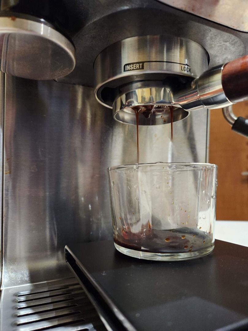 Breville Infuser Espresso Machine with bottomless portafilter ...