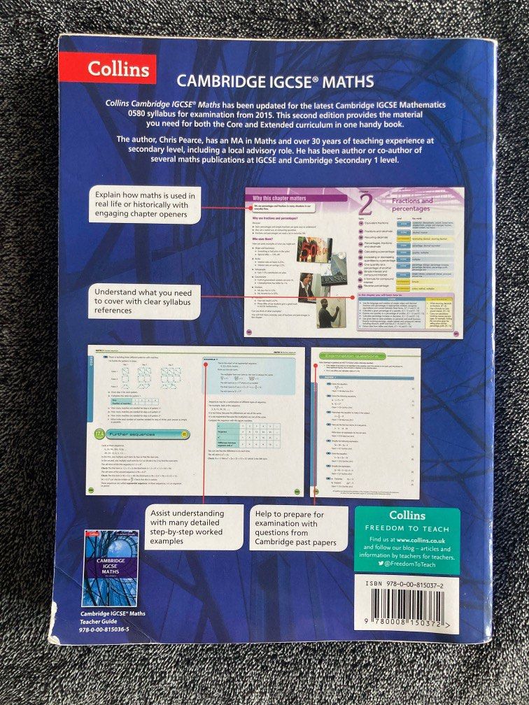 Cambridge Igcse Maths Hobbies And Toys Books And Magazines Textbooks On Carousell