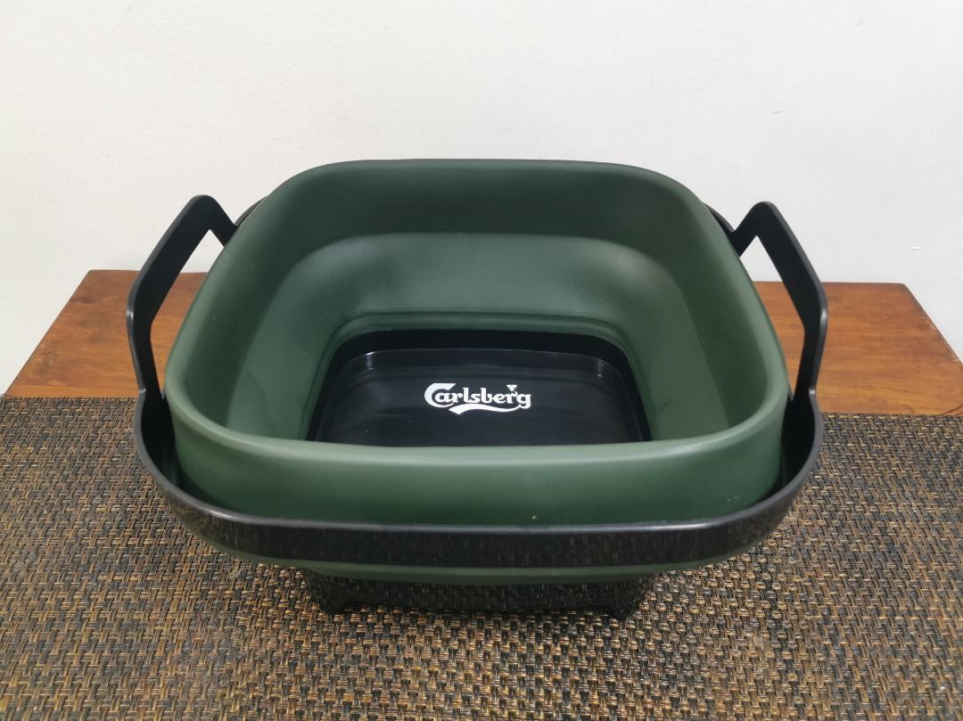 Carlsberg collapsible ice bucket cooler, Furniture & Home Living ...