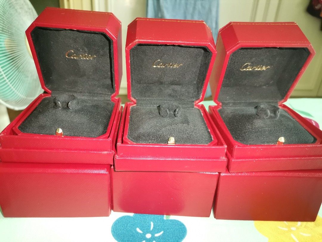 CARTIER RING BOXES, Luxury, Accessories on Carousell