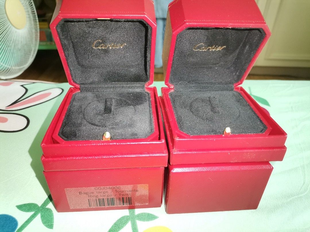 CARTIER RING BOXES, Luxury, Accessories on Carousell