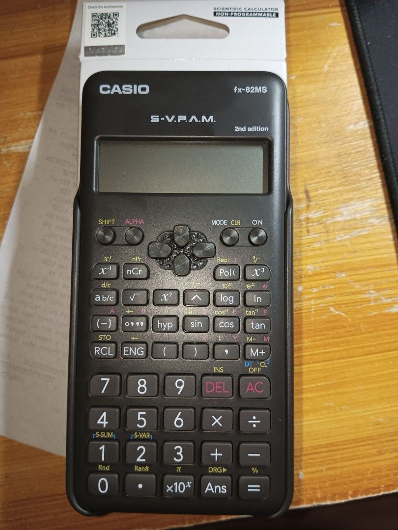 CASIO FX-82MS 2ND EDITION, Mobile Phones & Gadgets, Other Gadgets on Carousell