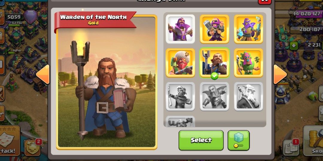 Coc th15 Full max heroes with legendary skins, Video Gaming, Video ...