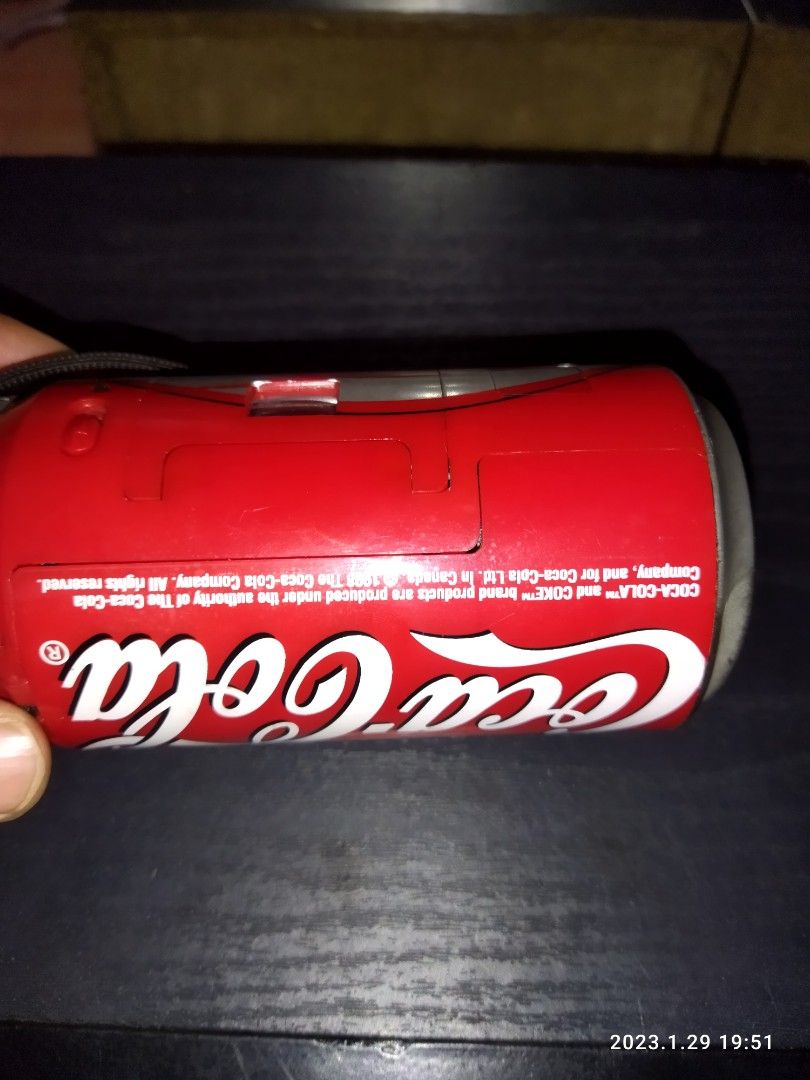 Coca cola 90's vintage camera tin, Hobbies & Toys, Memorabilia ...