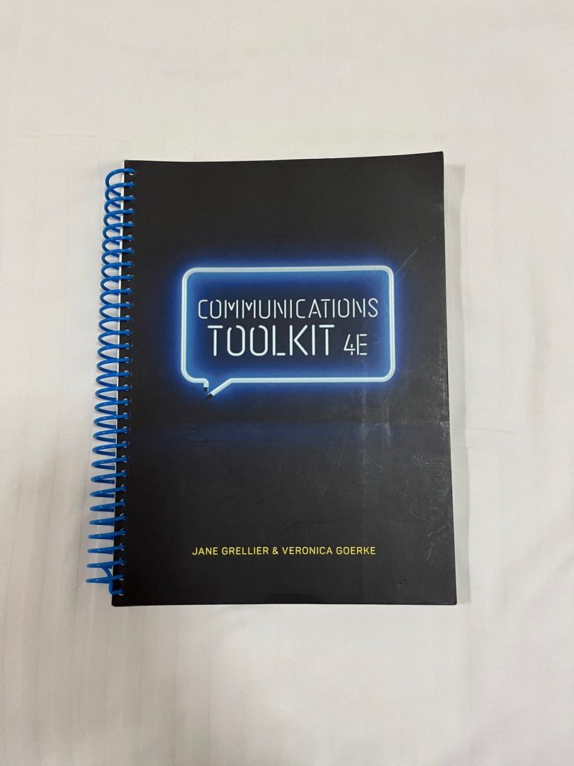 COMMUNICATIONS TOOLKIT 4E by JANE GRELLIER & VERONICA GOERKE, Hobbies & Toys, Books & Magazines ...