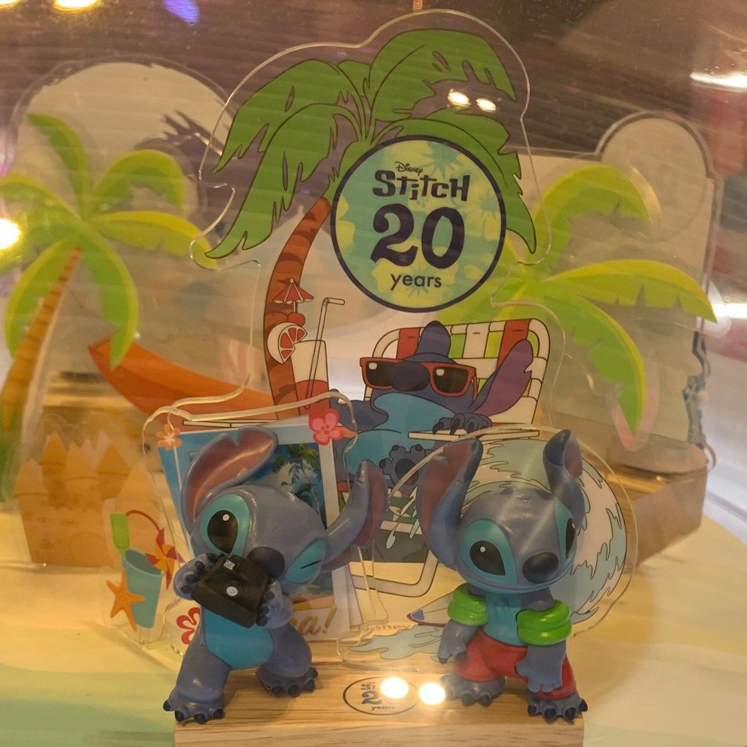 CPCM Disney Stitch 20th Anniversary Figurines/Keychains/LED Lights ...