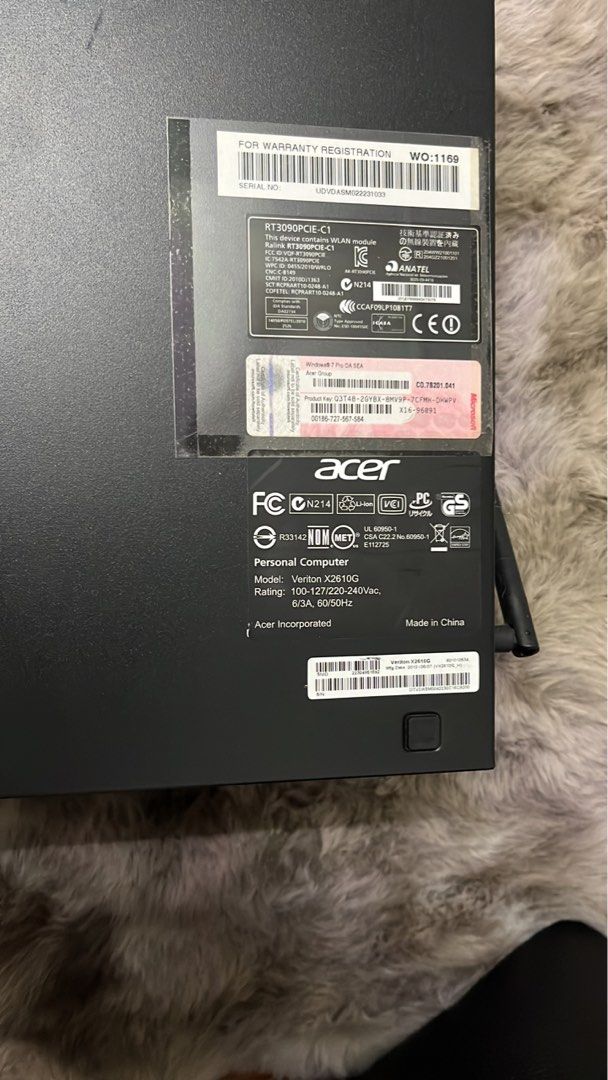 CPU ACER VERITON X2610G core I5 GENUINE 100%, Computers & Tech, Desktops on Carousell