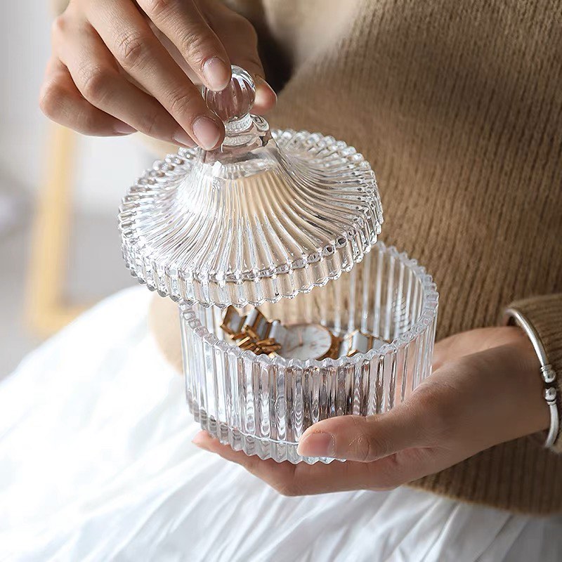 Crystal container, Furniture & Home Living, Home Decor, Vases ...