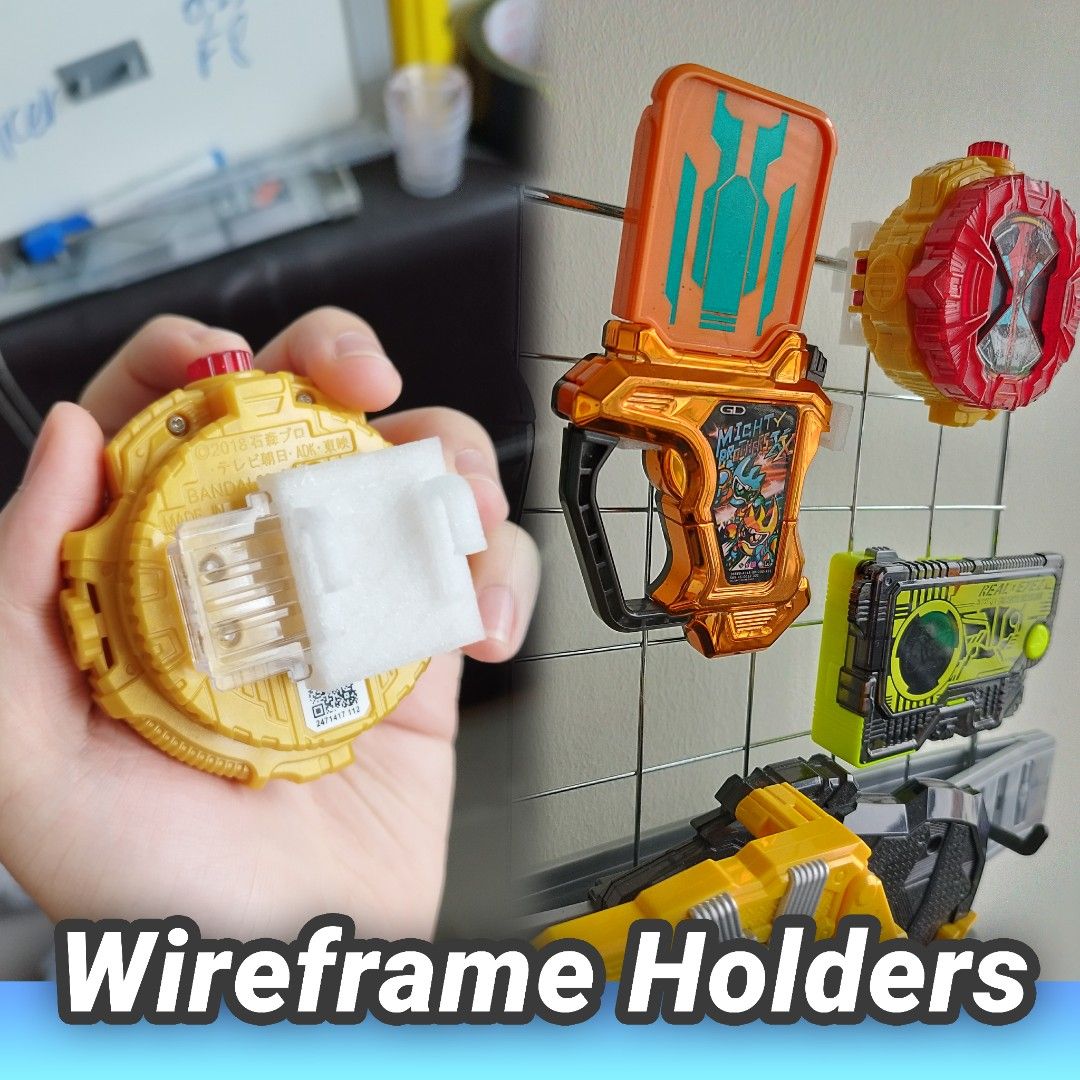 Custom DX/Gimmick Item Holders for display. Kamen Rider, Super Sentai ...