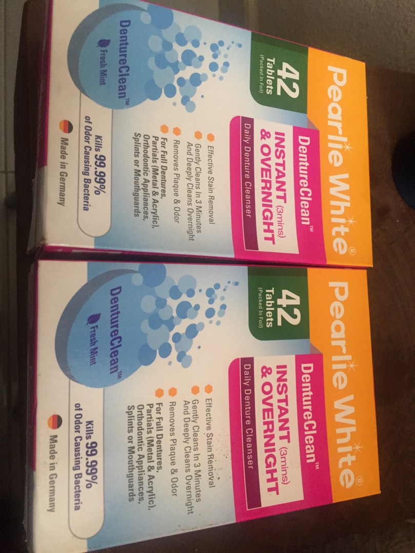 Denture Cleam, Beauty & Personal Care, Oral Care on Carousell