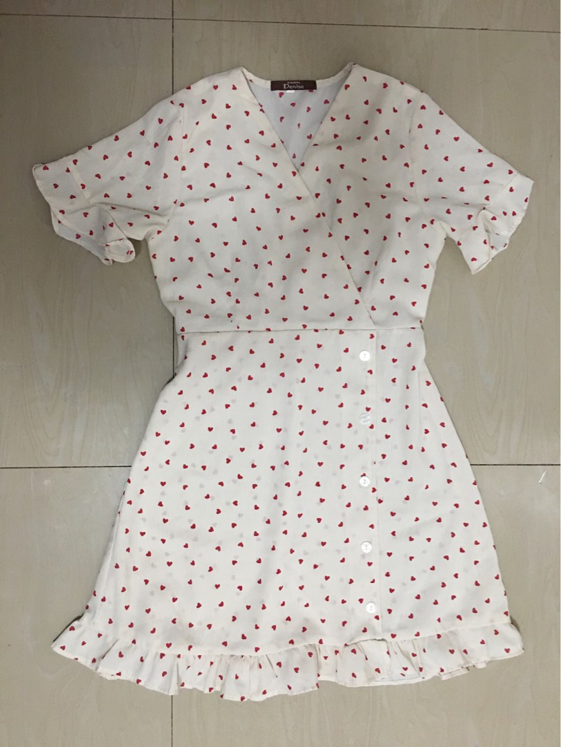 Diandra Denise Heart Dress, Women's Fashion, Dresses & Sets, Dresses on ...