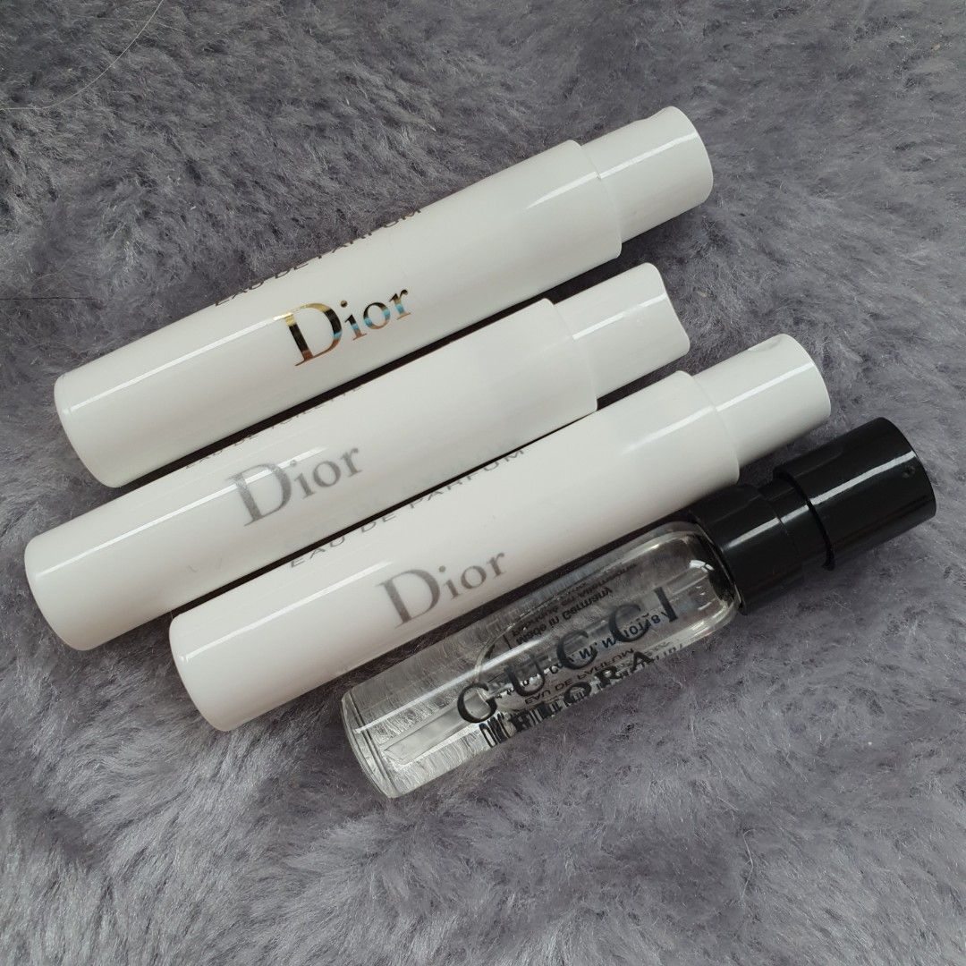 Dior perfume sample vials Gucci perfume sample vials, Beauty & Personal ...