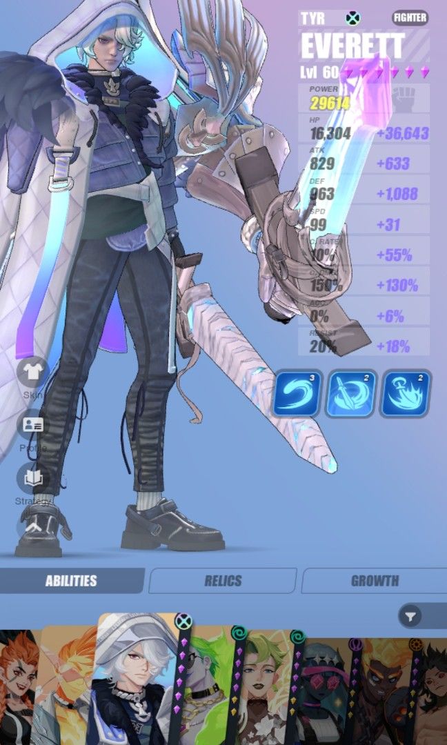 Dislyte Legendary Shimmer Collection with 300+ Speed Unas, Video Gaming ...