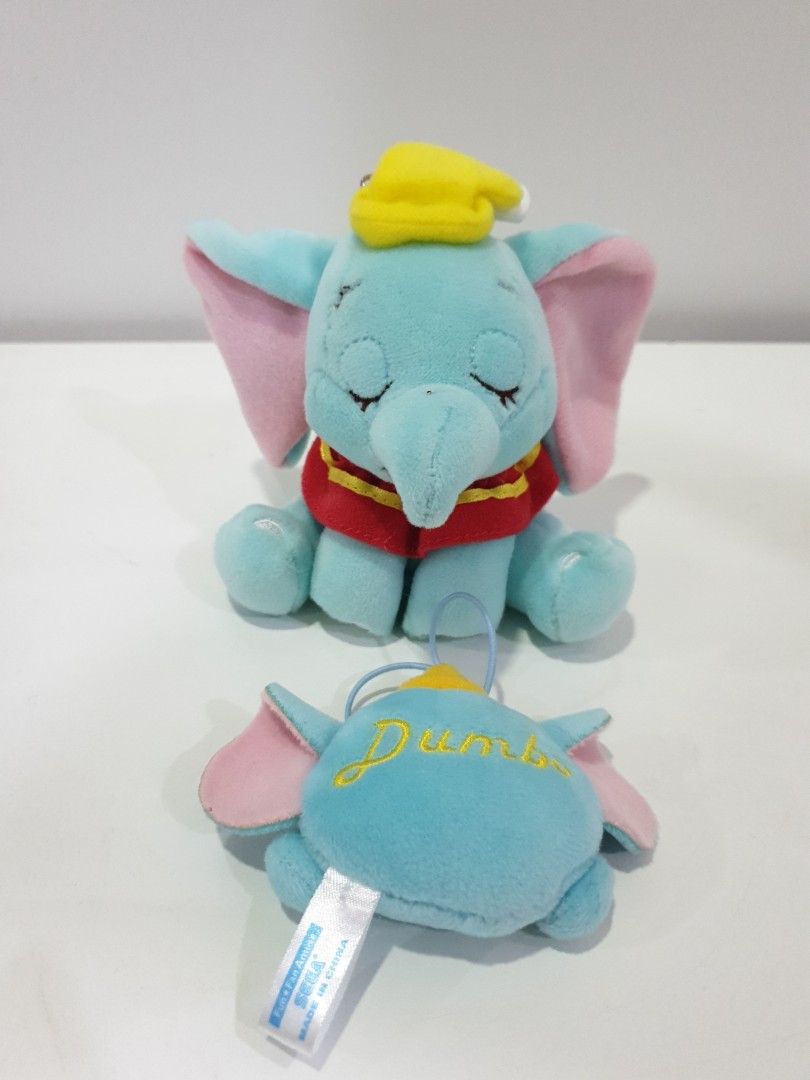 Disney Dumbo plush toy keychain and strap, Hobbies & Toys, Toys & Games ...
