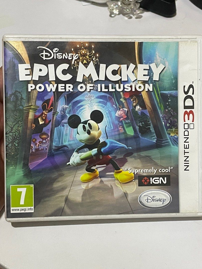 Disney Epic Mickey Power of Illusion Nintendo 3DS Game, Video Gaming ...