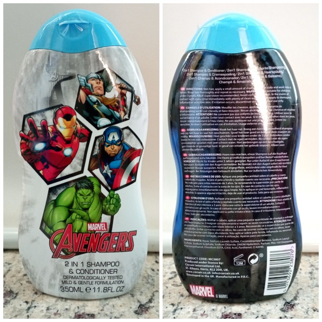 #Disney #Marvel #shampoo #showergel, 美容＆個人護理, 沐浴＆身體護理, 沐浴及身體護理 - 沐浴 ...