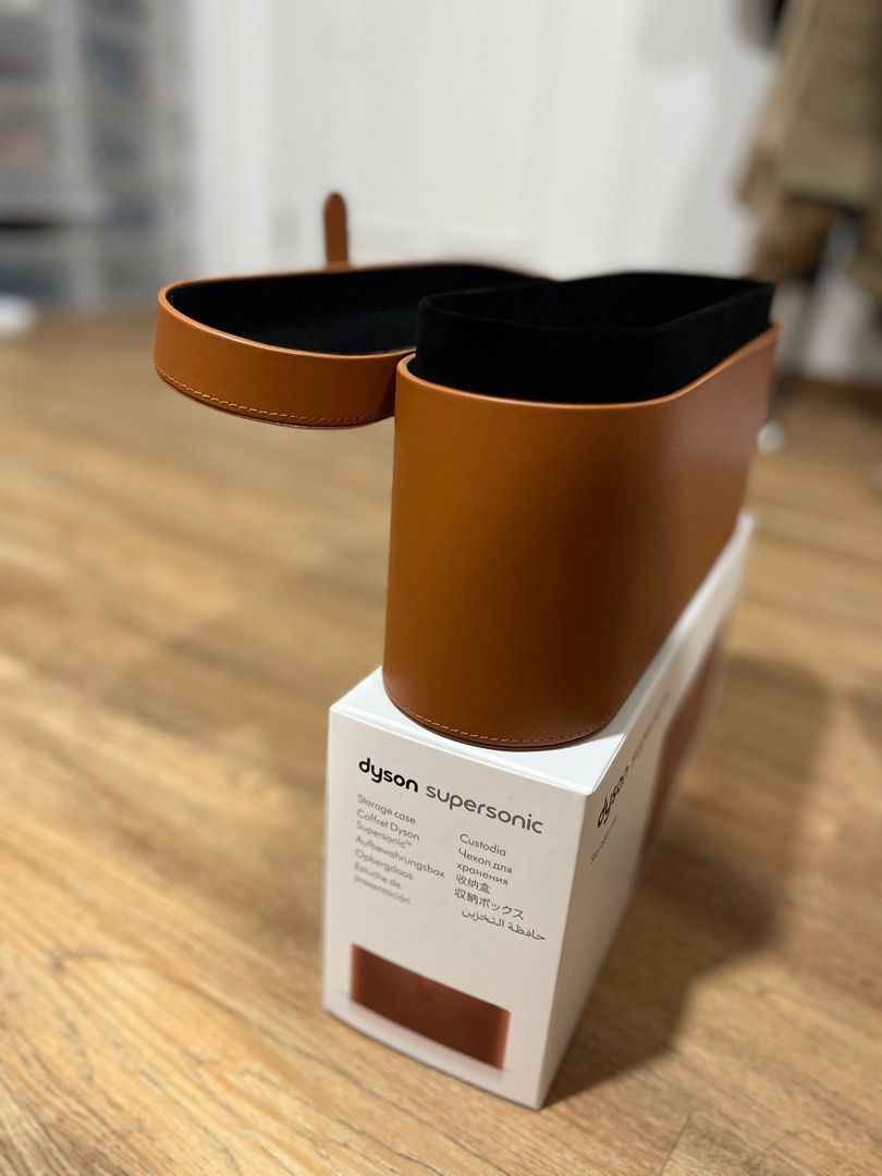 Dyson Supersonic Tan Storage Case PU Material, Furniture & Home Living ...