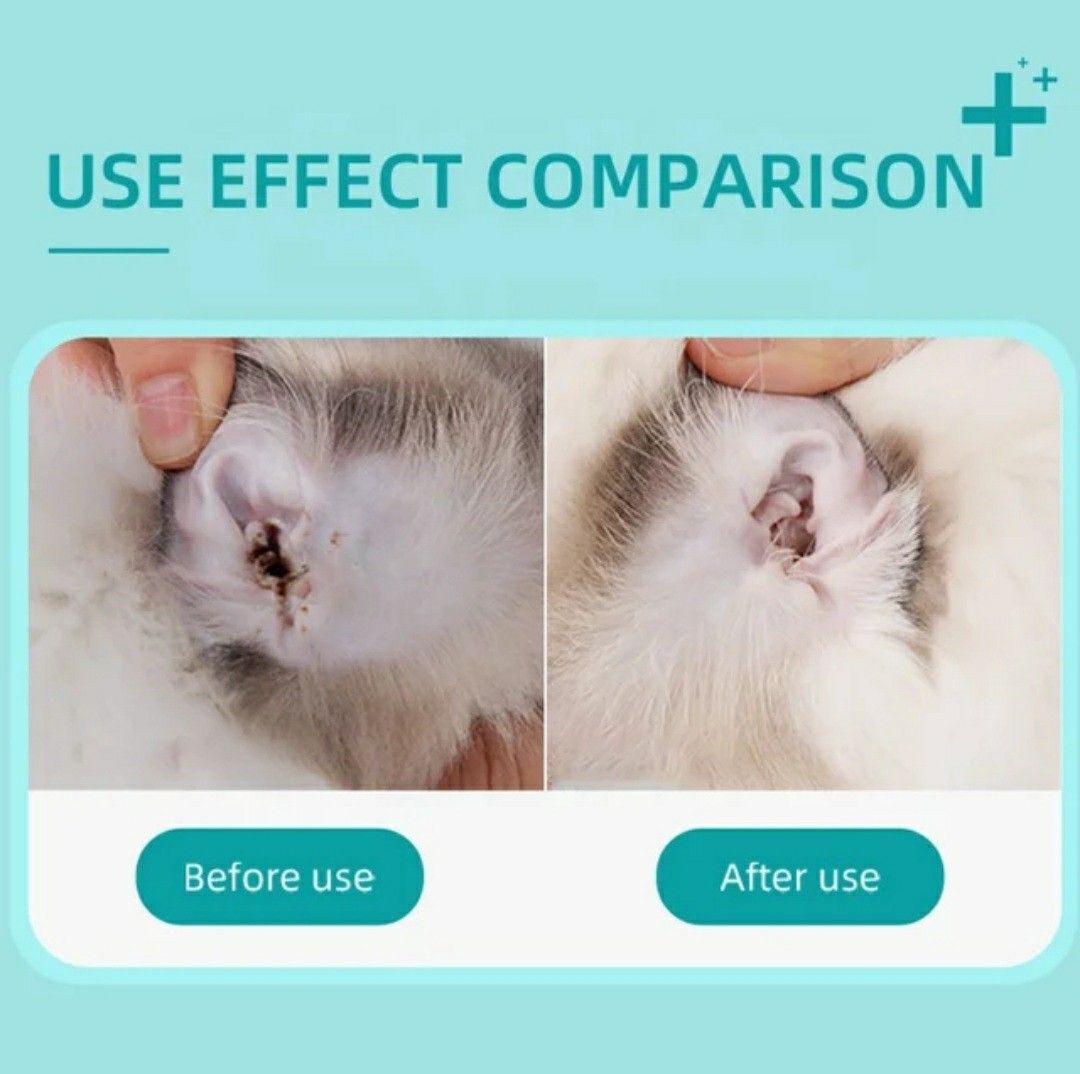 Ear Drops for Kitten Cat Dog Super Effective for prevent any of ...