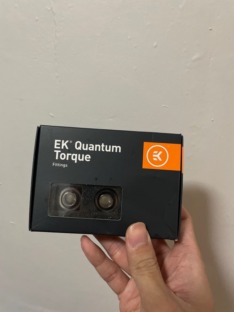 EK-Quantum Torque 6-Pack HDC 12 - Black Nickel for 12mm hard tubing, Computers & Tech, Parts ...